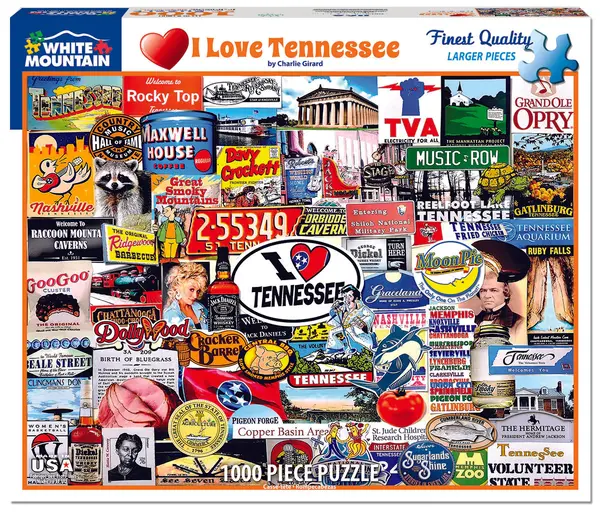 I Love Tennessee (1466pz) | Jigsawpedia | Fandom