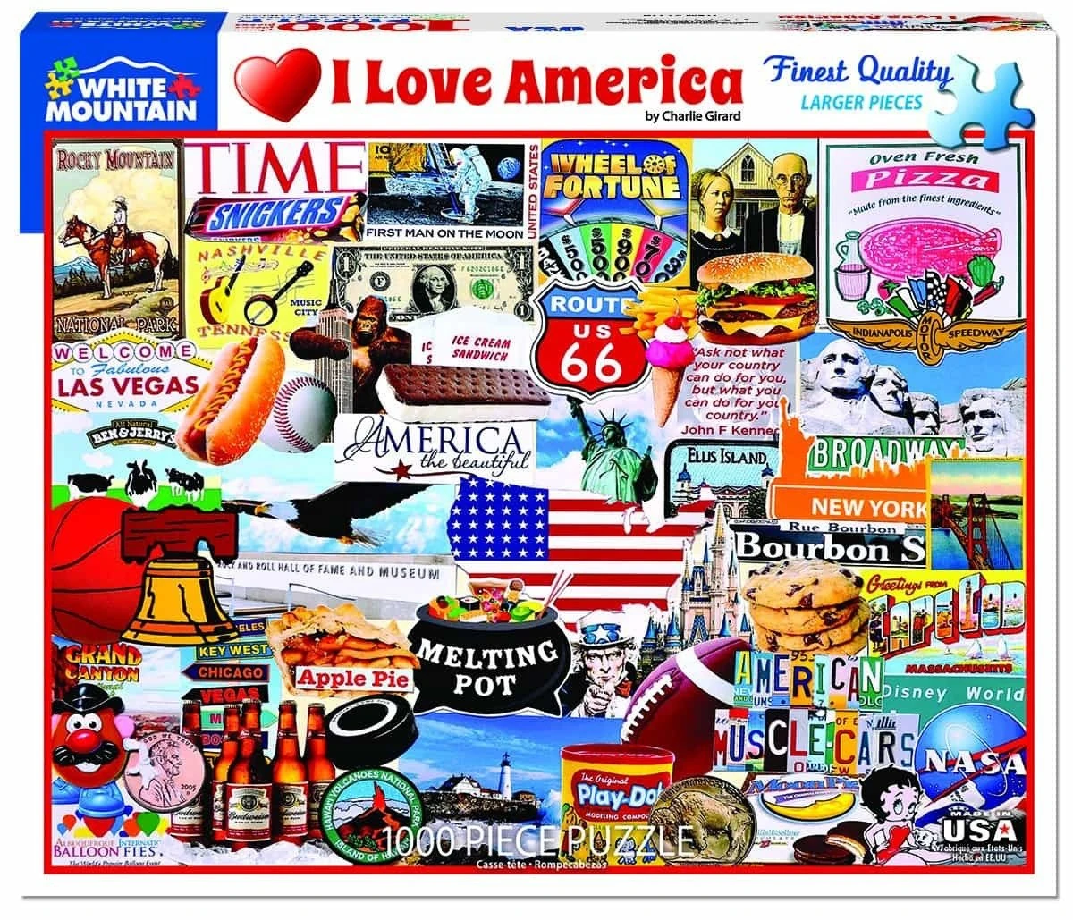 I Love America (1279pz) | Jigsawpedia | Fandom