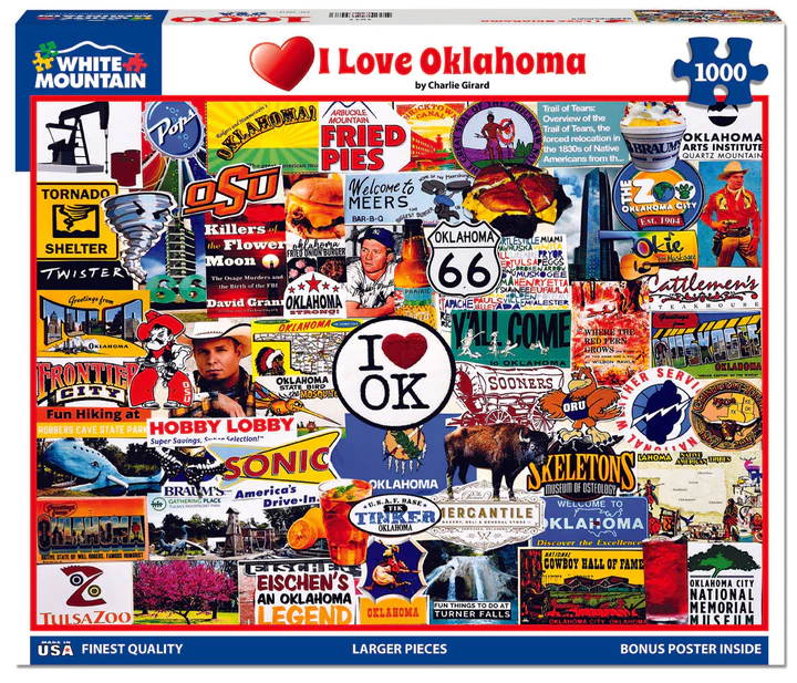 I Love Oklahoma (1811pz) | Jigsawpedia | Fandom