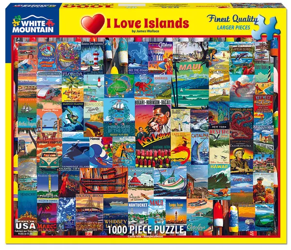 I Love Islands (1489pz) | Jigsawpedia | Fandom