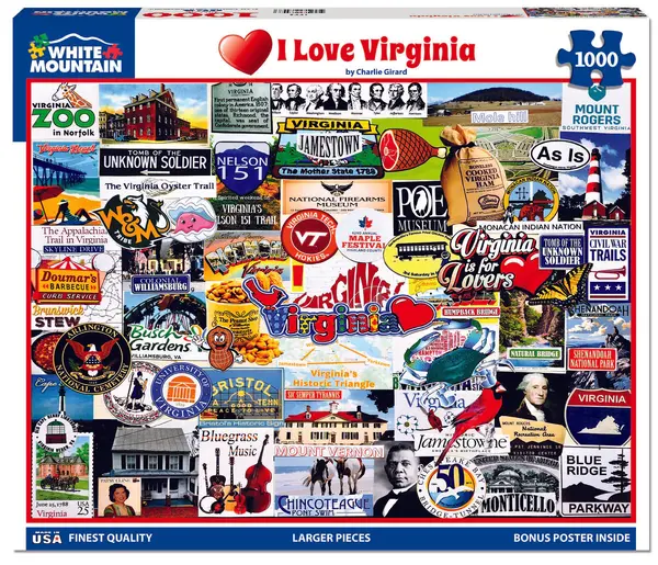 I Love Virginia (1779pz) | Jigsawpedia | Fandom