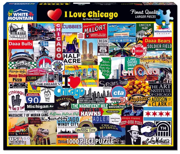 I Love Chicago (1529pz) | Jigsawpedia | Fandom