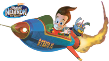 Jimmy Neutron Boy Genius Strato Xl Rocket Toy Mattel Jimmy Neutron
