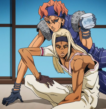 Squalo and Tiziano | JoJo's Bizarre Wiki | Fandom