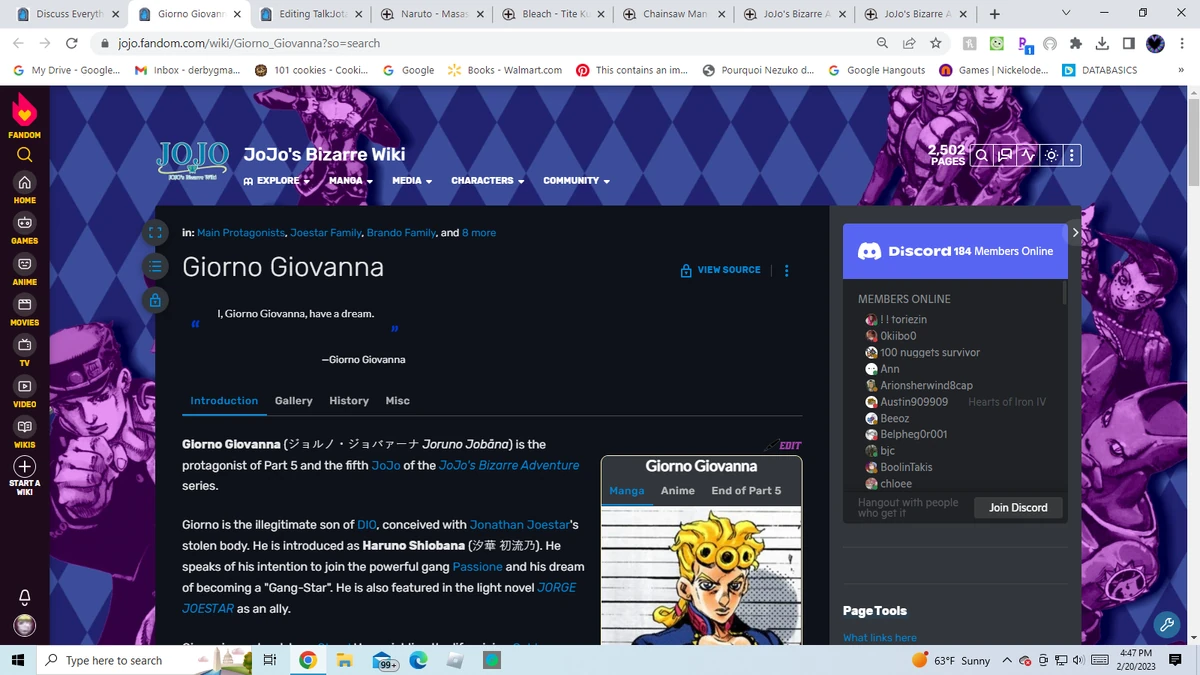 Talk:Jotaro Kujo | JoJo's Bizarre Wiki | Fandom