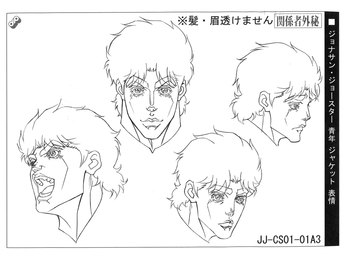 Animation Model Sheet Gallery | JoJo's Bizarre Wiki | Fandom