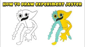 Guide: How to Draw Experiment Jesters (JJSPACER) from Garten of Banban ...