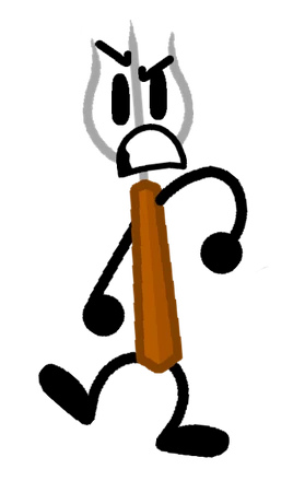 Pitchfork (Animated Inanimate Battle) | Jerry Mouse Island Wiki | Fandom
