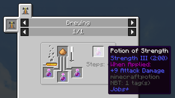 How To Make A Strength Potion In Minecraft