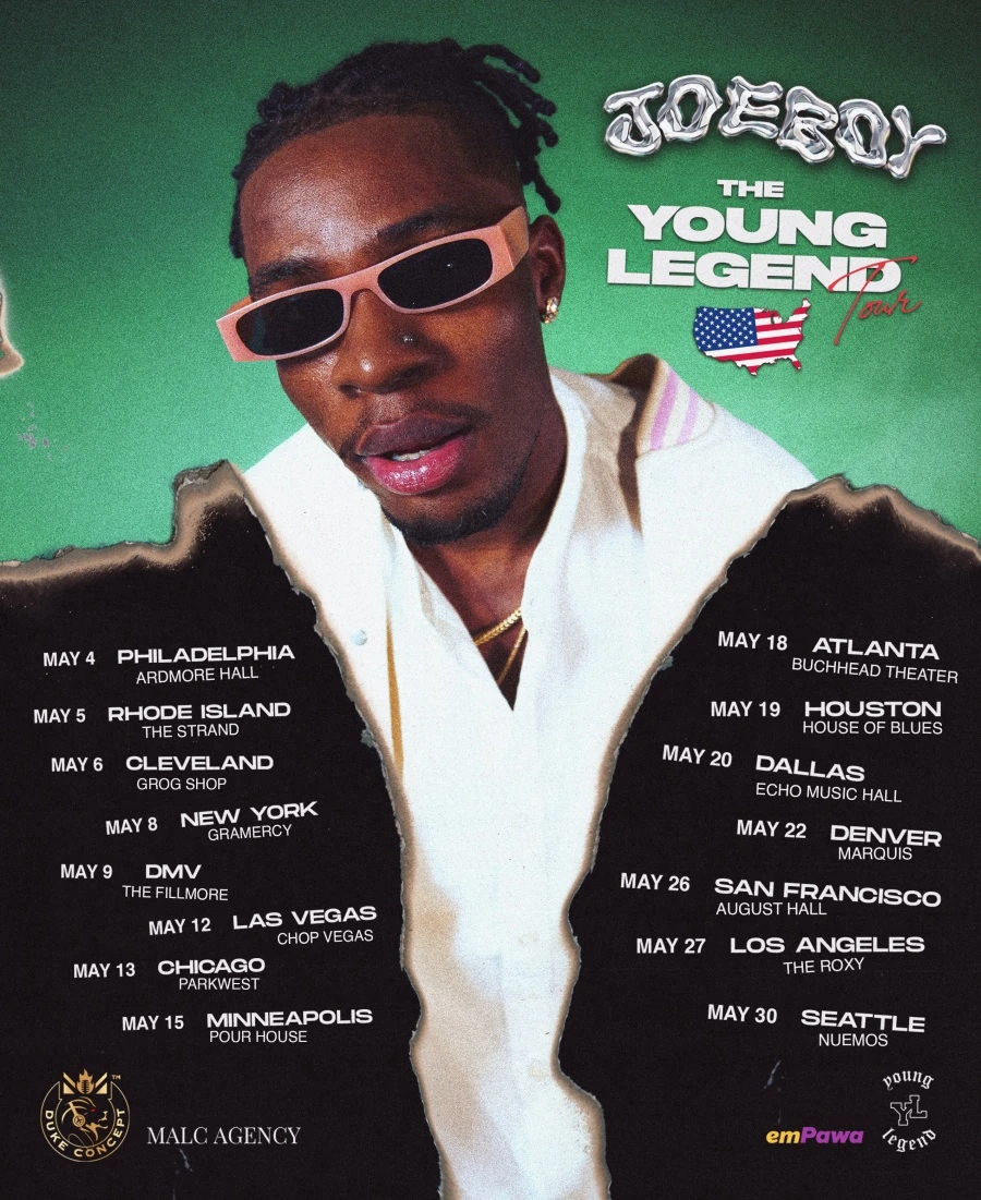 The Young Legend Tour | Joeboy Wiki | Fandom