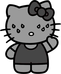 Hello Kitty Middle Finger Wallpaper