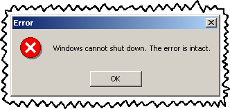 Windows XP Shutdown Error Message Changes for each modes | Joey Slikk ...
