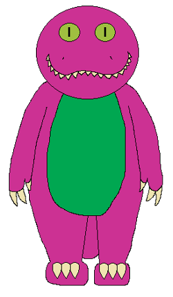 Evil Barney The Dinosaur