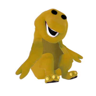 Golden Barney the Dinosaur | Joey Slikk Alt Wiki | Fandom