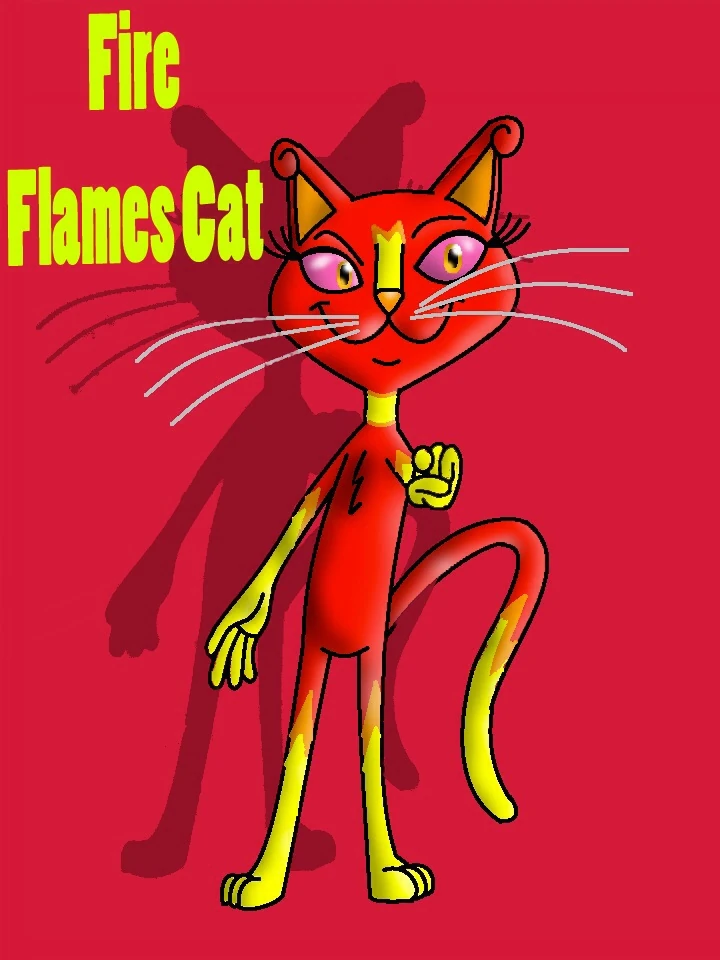 Flamers the Flame Cat | Joey the hedgeroach Wiki | Fandom