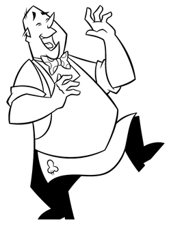johnny bravo coloring pages