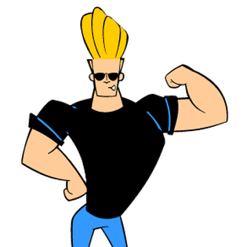 Johnny Bravo Combing Hair