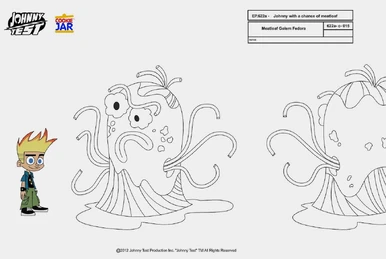 johnny test coloring pictures