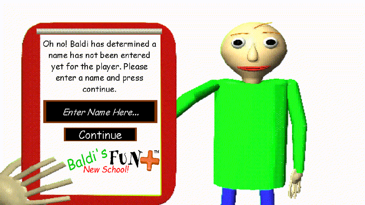 Name Entering System Johnsters Baldi Mods Wiki Fandom