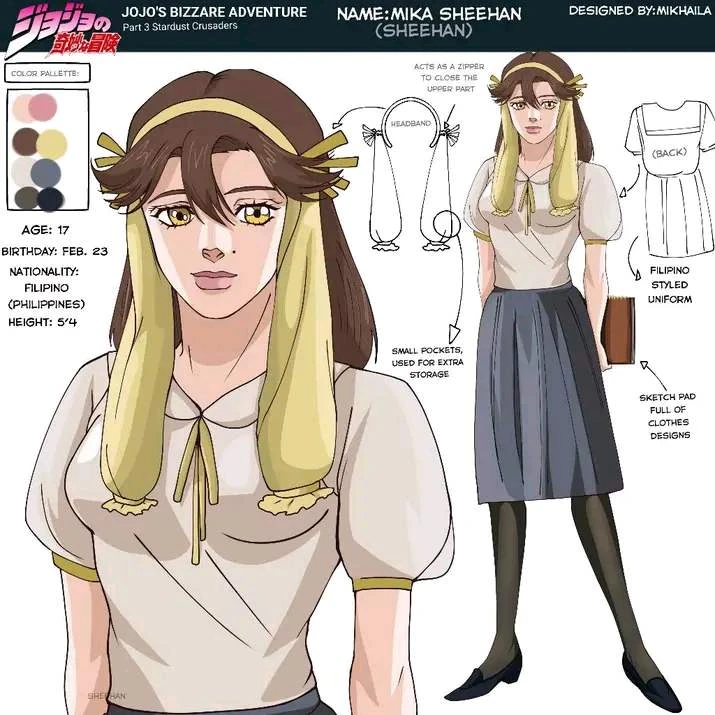 Mika Sheehan | JoJo's Bizarre OCs Wiki | Fandom