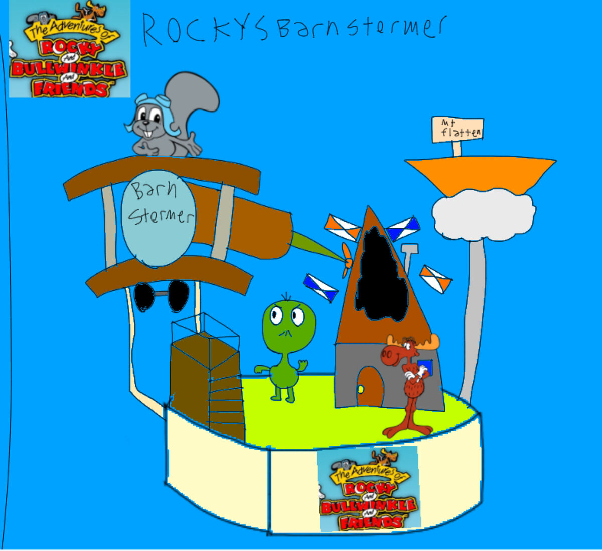 Rocky And Bullwinkle Float Joltikplays Big Balloon Parade Wiki Fandom