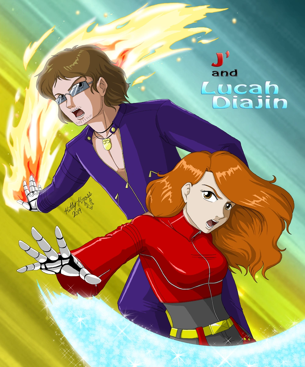 J' (J-Dash) & Lucah Diajin | Jonaverse Wiki | Fandom