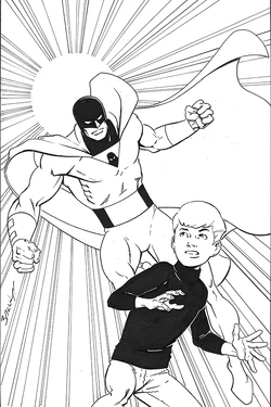 space ghost coloring book