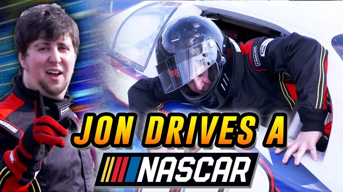 Racing a NASCAR Driver | JonTron Wiki | Fandom