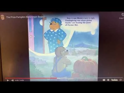 The Berenstain Bears and the Prize Pumpkin Read Along ...