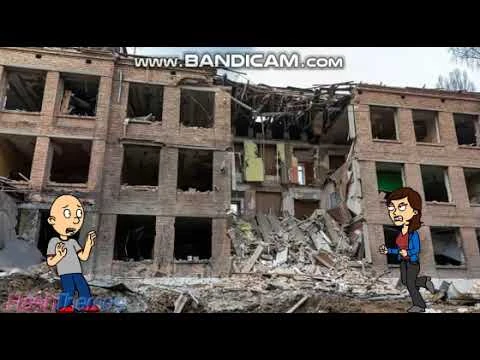 Classic Caillou blows up the school and gets grounded ...
