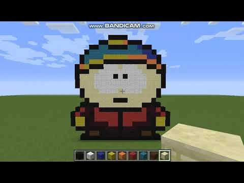 Minecraft Pixel Art: Eric Cartman | JoshDoesAmazingContent2008 Wiki ...