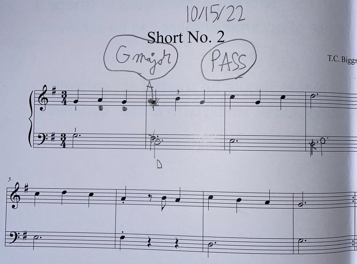 Short No 2 Joshuas Piano Lessons Wiki Fandom