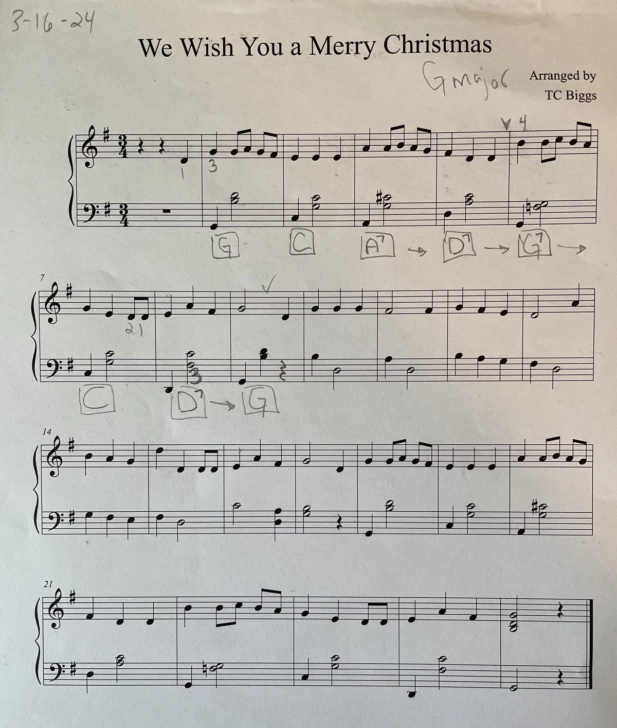 We Wish You a Merry Christmas | Joshua's Piano Lessons Wiki | Fandom