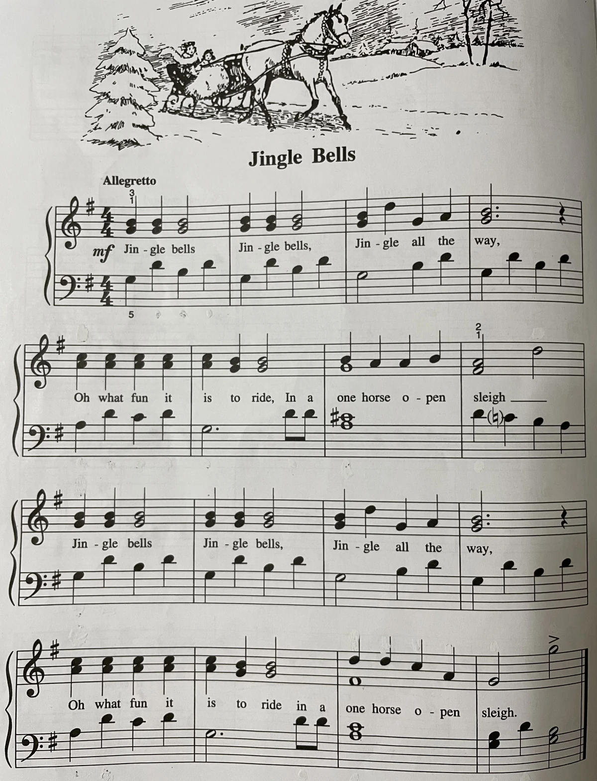 Jingle Bells | Joshua's Piano Lessons Wiki | Fandom