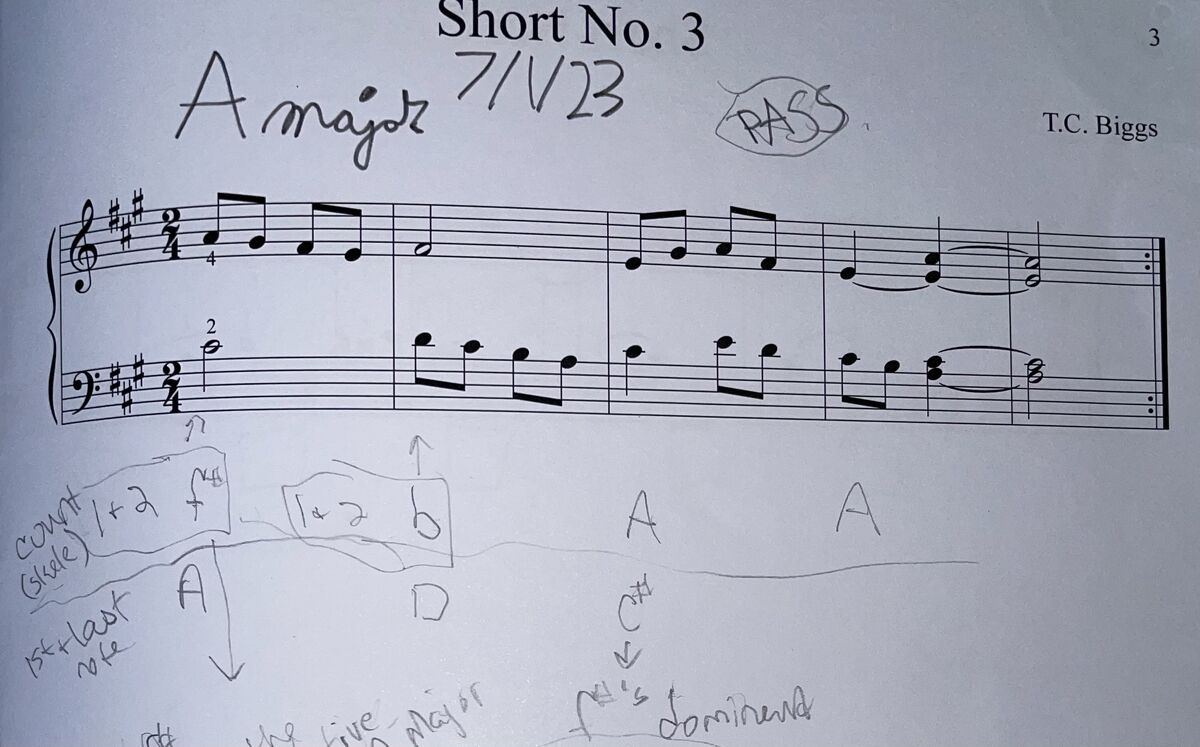 Short No 3 Joshuas Piano Lessons Wiki Fandom