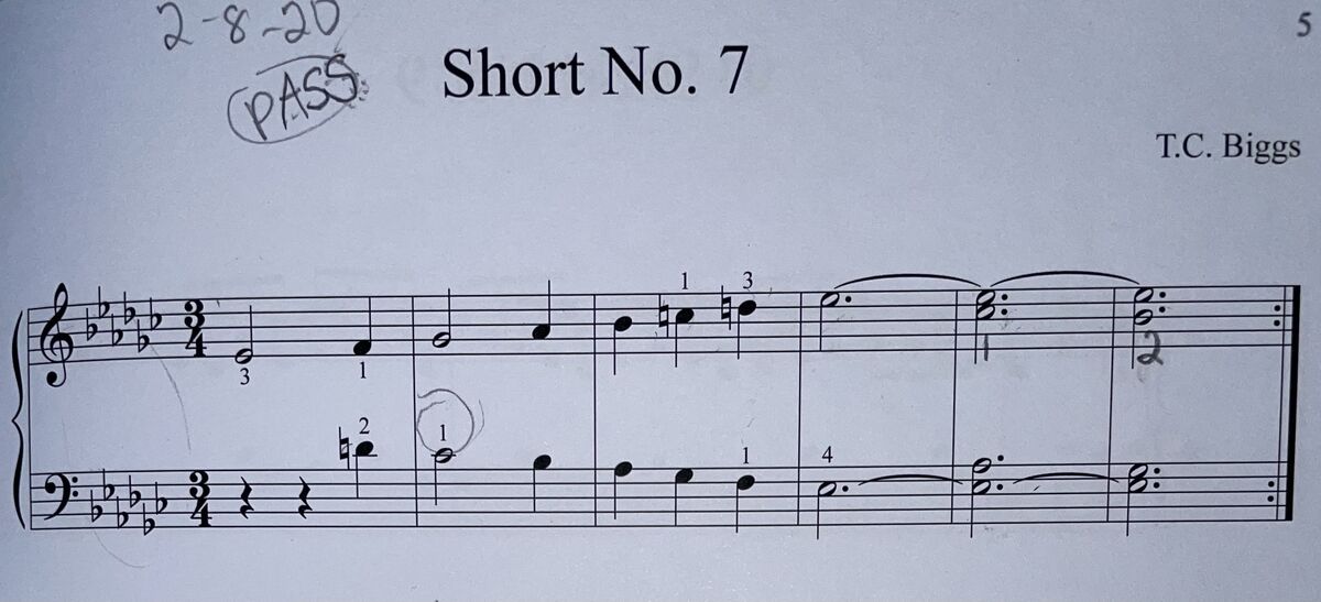 Short No 7 Joshuas Piano Lessons Wiki Fandom