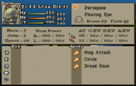 Floating Eye | Journey of the Five (a Final Fantasy Tactics Hack) Wiki ...