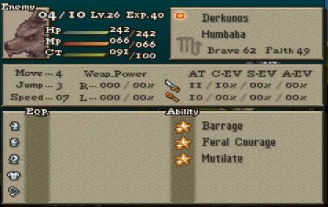 Humbaba | Journey of the Five (a Final Fantasy Tactics Hack) Wiki | Fandom