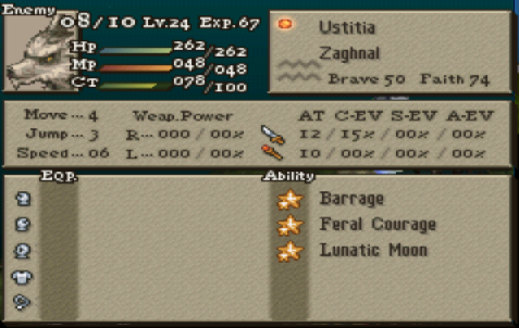 Zaghnal | Journey of the Five (a Final Fantasy Tactics Hack) Wiki | Fandom