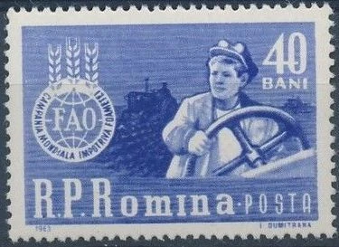 Romania 1963 FAO “Freedom from Hunger” Campaign | JPP-Stamps Wiki | Fandom