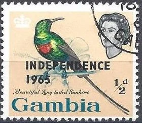 Gambia 1965 Birds Overprinted | JPP-Stamps Wiki | Fandom