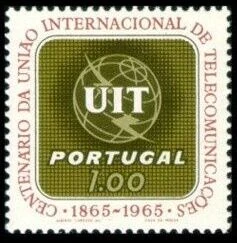 Portugal 1965 Centenary of the International Telecommunications Union ...