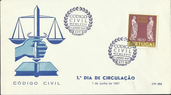 Portugal 1967 New Portuguese Civil Code | JPP-Stamps Wiki | Fandom