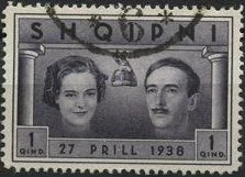 Albania 1938 Wedding of King Zog I & Countess Geraldine Apponyi | JPP ...