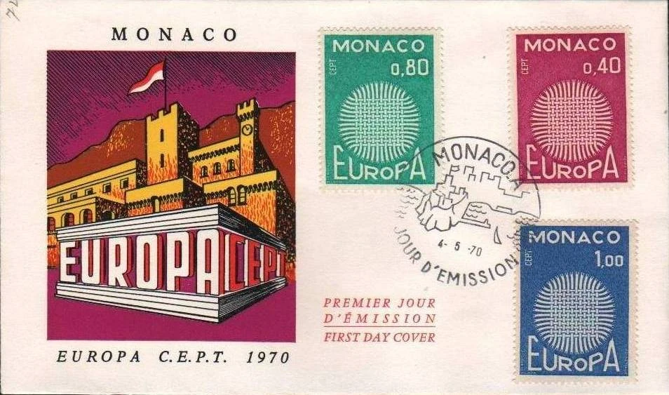 Monaco 1970 Europa | JPP-Stamps Wiki | Fandom