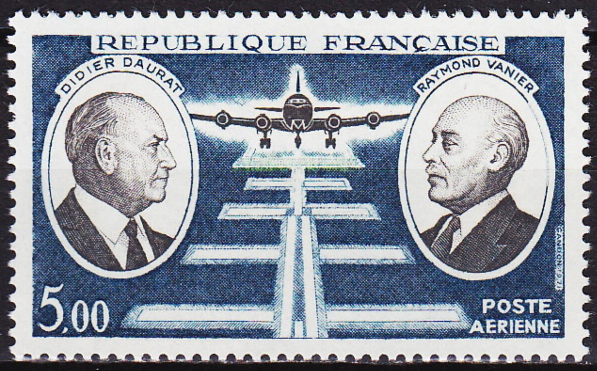 France 1971 Didier Daurat and Raymond Vanier Aviation Pioneers | JPP ...