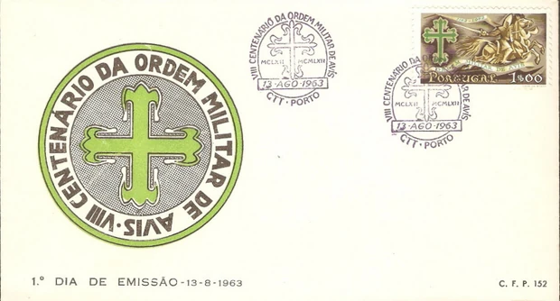 Portugal 1963 8th Centenary of the Military Order of Avis | JPP-Stamps ...