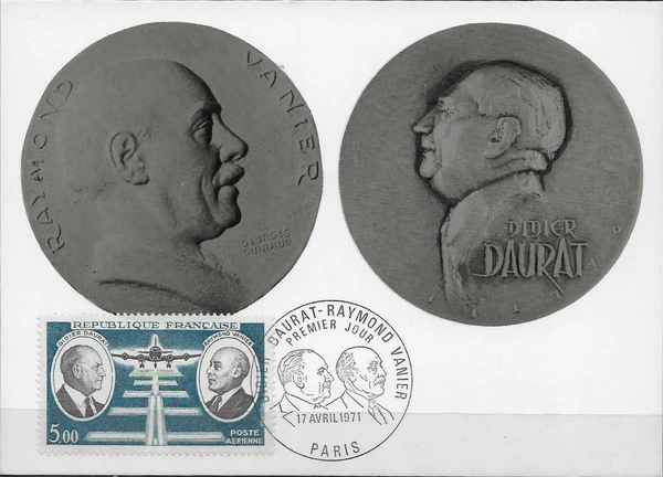 France 1971 Didier Daurat and Raymond Vanier Aviation Pioneers | JPP ...