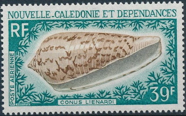 New Caledonia 1968 Sea Shells | JPP-Stamps Wiki | Fandom