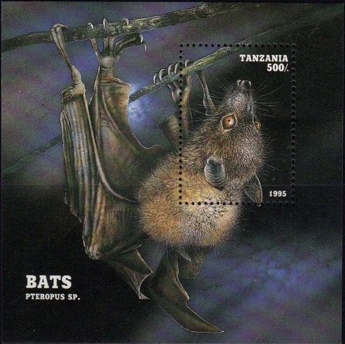 Tanzania 1995 Bats | JPP-Stamps Wiki | Fandom